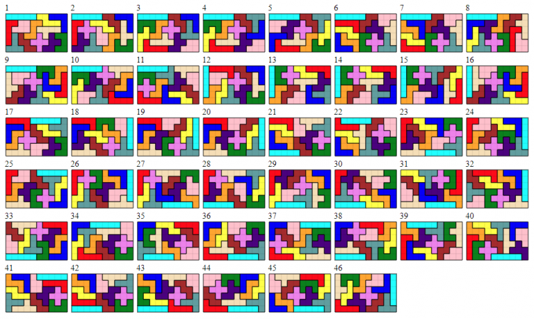 Pentomino Packing – Fishlet
